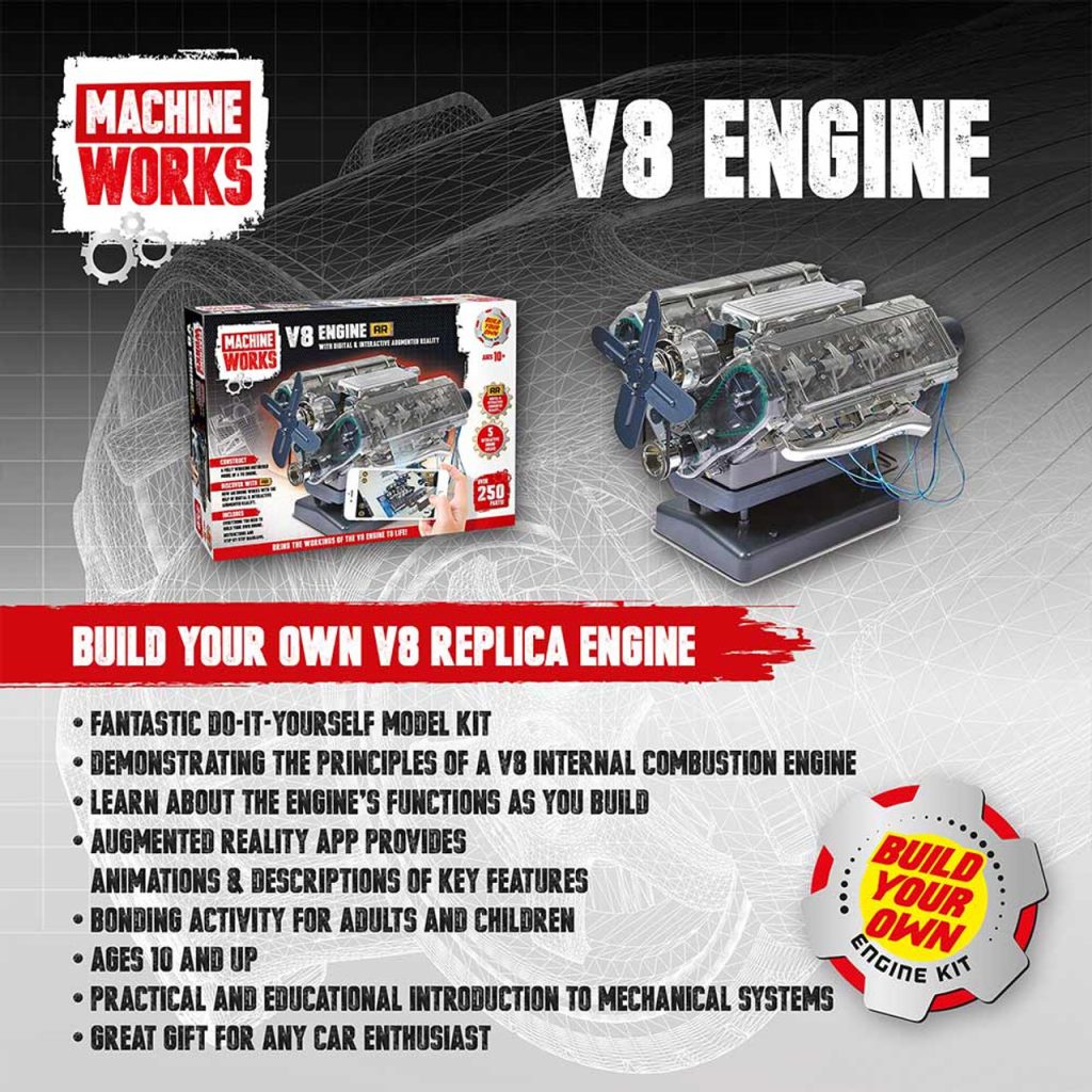 WIN a 'Build your own V8 engine' kit | Prize Draw UK